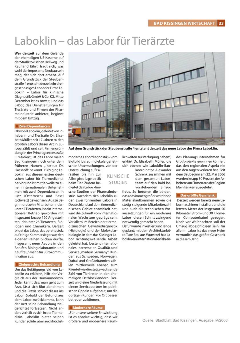 History - LABOKLIN Europe